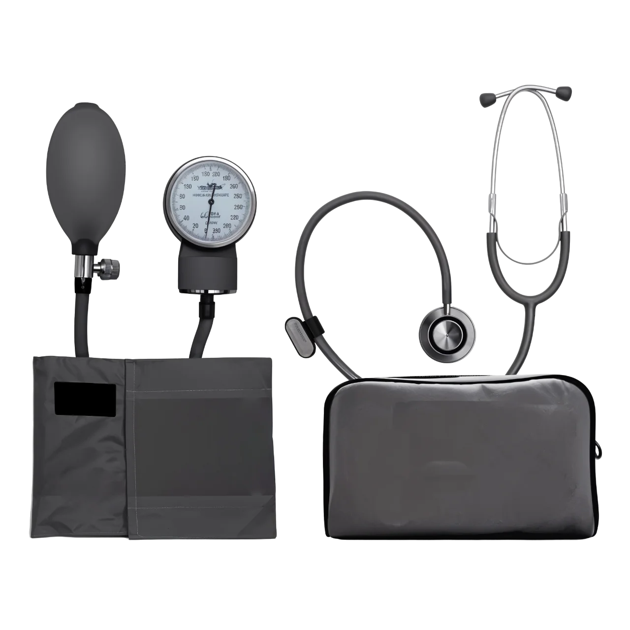 Kit baumanómetro aneróide con estetoscopio doble campana y brazalete bariátrico | Orthorama